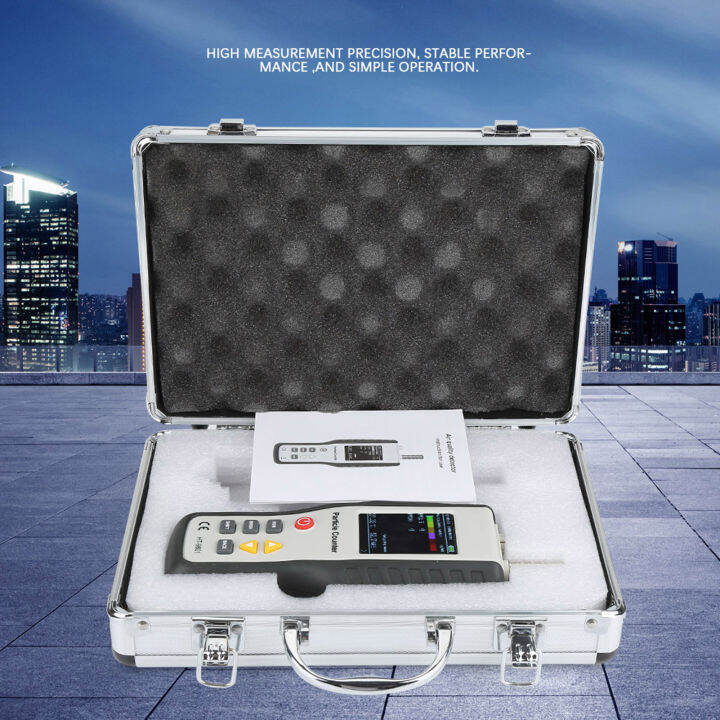 HT9600 PM2.5 PM10 Air Quality Analyzer Humidity Meter Handheld Particle ...