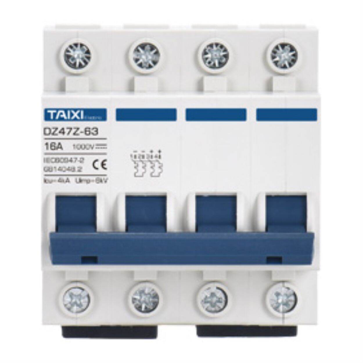 TAIXI Solar Energy Photovoltaic DC Circuit Breaker PV Switch MCB DC250V 500V 1000V 16A 32A 40A ...