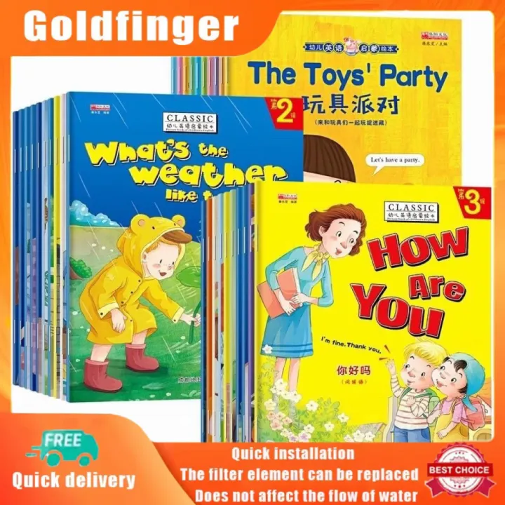 10 Books Kids Early Learning Story Books Full Color Coated Paper ...
