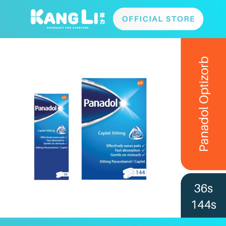 GSK Panadol Optizorb 500mg 36s 144s | Lazada