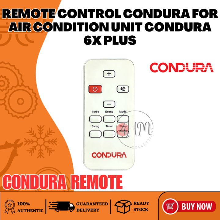 4HMC ORIGINAL REMOTE CONTROL CONDURA FOR AIR CONDITION UNIT CONDURA 6X ...