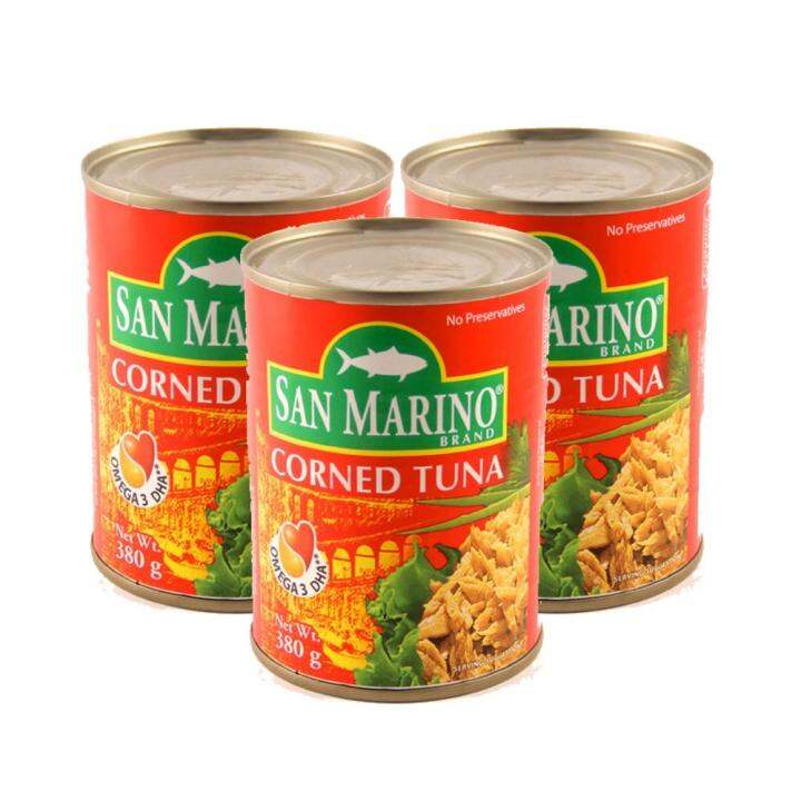 San Marino Corned Tuna Red 3 Pack (380g per pack) | Lazada PH