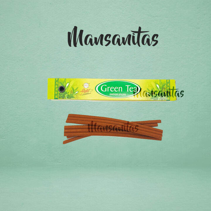 Mansanitas-Mansanas Flute Green Tea Dhoop Sticks Incense 10s | Lazada PH