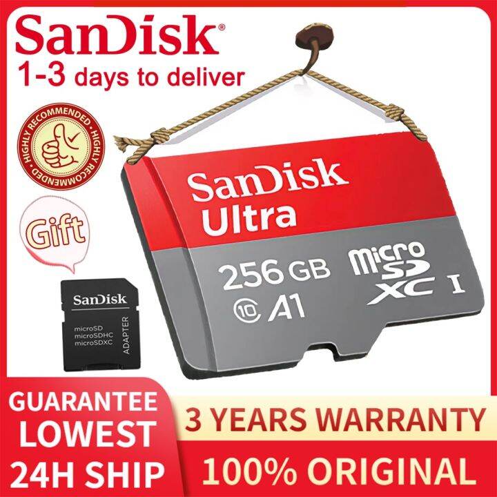 SanDisk Memory Card 512GB 256GB 128GB SD Card Original TF Card | Lazada PH