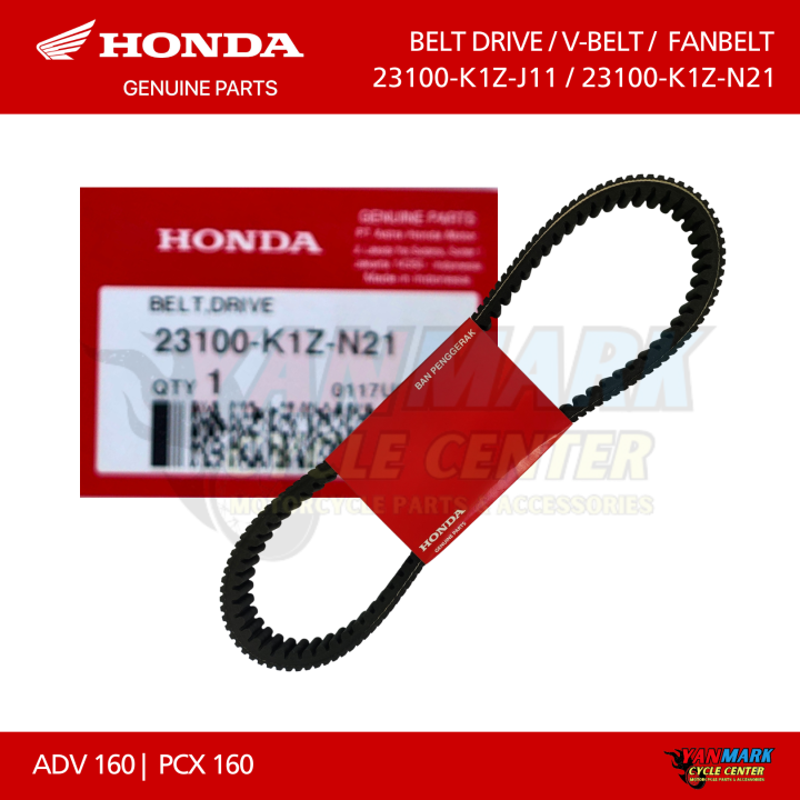 ORIGINAL HONDA - BELT DRIVE / V-BELT / FANBELT - ADV 160 | PCX 160 - 23100-K1Z-N21 | Lazada PH