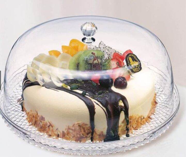 Acrylic Dome Cake Cover Pastry Plate Cover Penutup Kek dan Pastry | Lazada