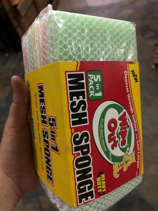 5 IN 1 MULTI-PURPOSE NET SPONGE | Lazada PH