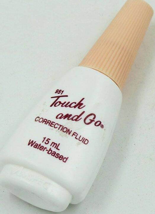 Touch & Go Fuid Liquid Eraser correction liquid 15ml waterbased sold ...