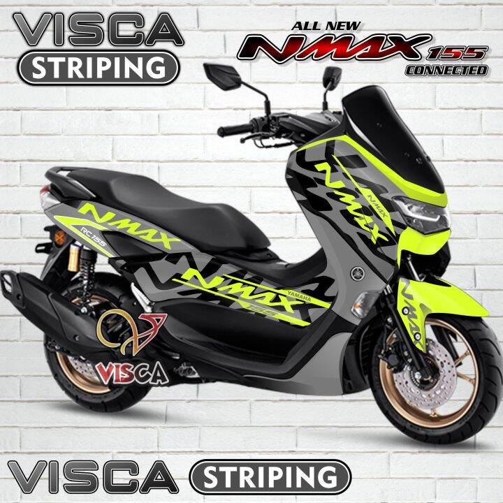 Stiker Striping Nmax New 2020 - 2022 Full Body Variasi Green Lime ...