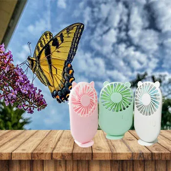 #F-088 Pattern Pocket Fans Usb Charge Mini- Hold Fans Student Outdoors ...