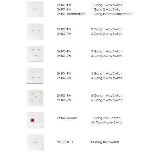 Mind 2K Series Switches and Socket Outlet | Lazada