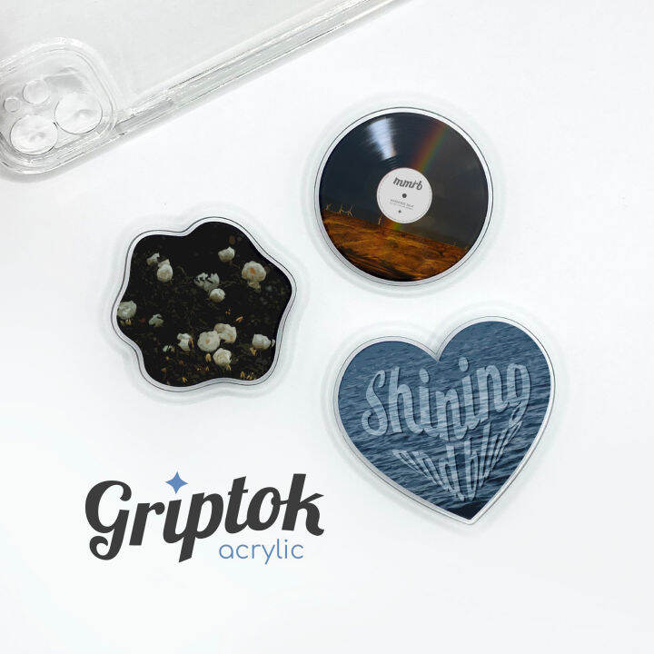Griptok acrylic - กริปต็อก ที่ติดโทรศัพท์มือถือ อะคริลิค | Lazada.co.th
