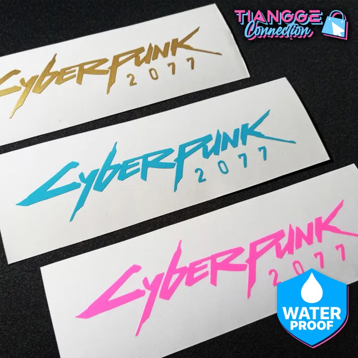CYBERPUNK 2077 sticker vinyl decal for PC case, playstation, xbox ...