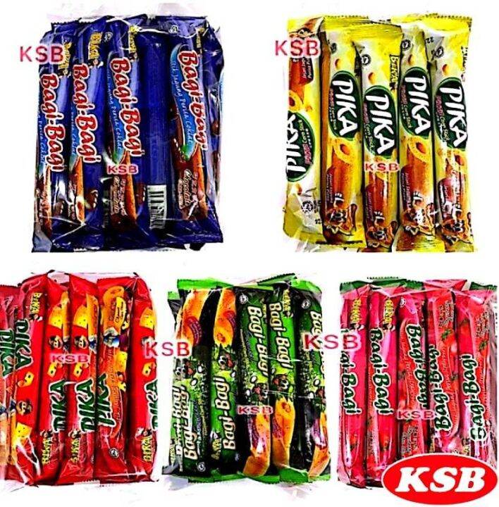 【10g x 8pack】 Bagi-Bagi Corn Stick | Lazada