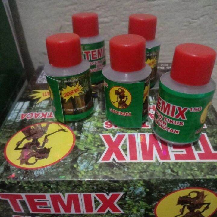 OBAT TEMIX ORIGINAL RACUN TIKUS DAN BABI HUTAN SUPER AMPUH ISI 15 GRAM ...