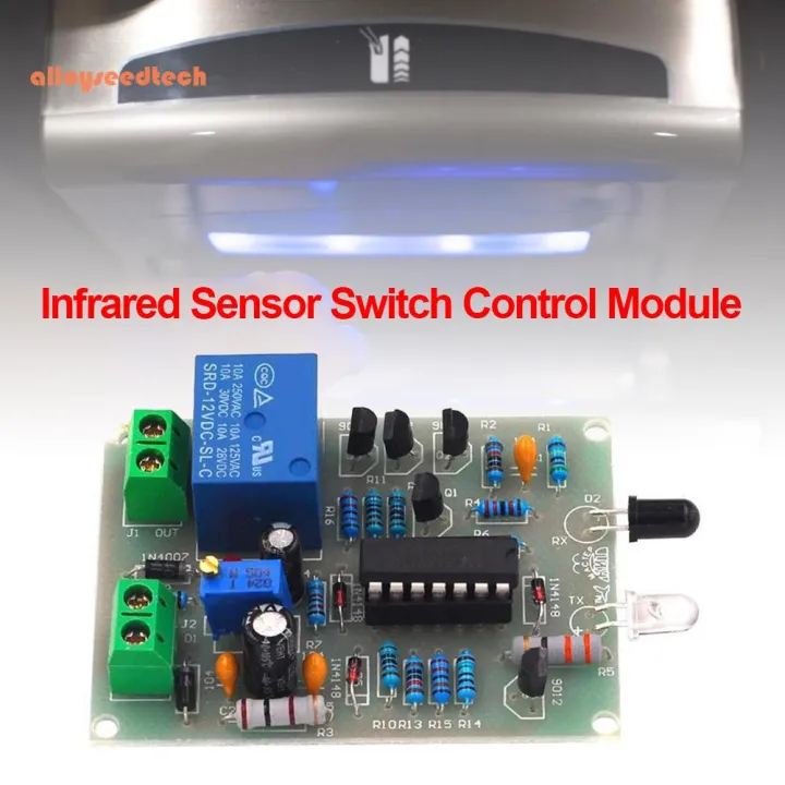 Infrared Proximity Control Switch Board DIY Kit 0-40s Delay Time ...