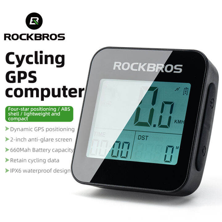 ROCKBROS G1 Speedometer multifungsi, baterai tahan lama komputer luar ...