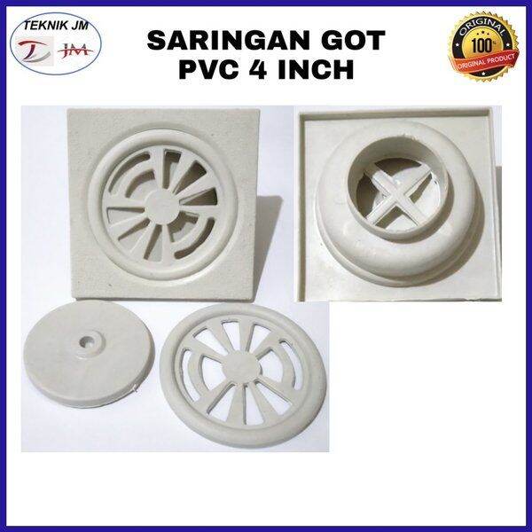 SARINGAN GOT PLASTIK 4 INCH SARINGAN GOT PVC - KAMAR MANDI PVC 10 X 10 ...
