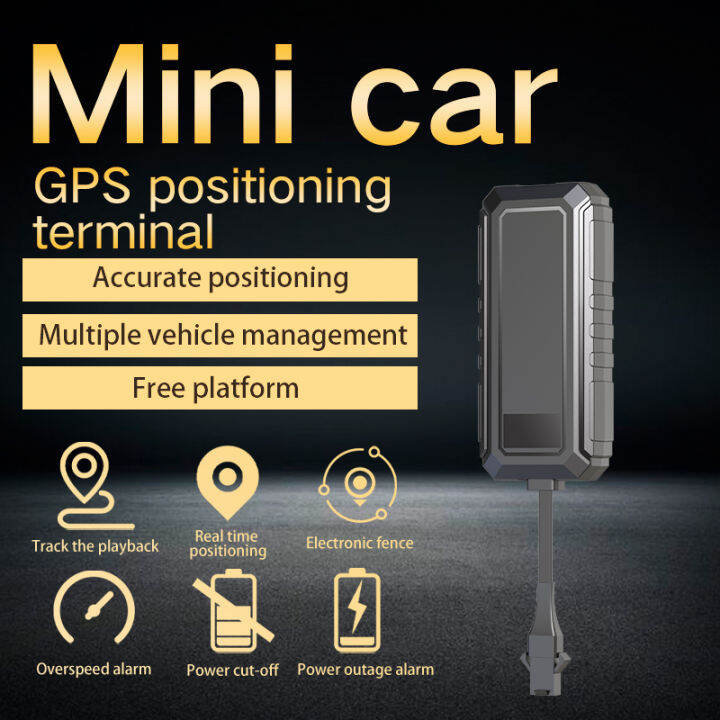 PG08 GPS Locator Real-time Location Triple Module Positioning Black ...