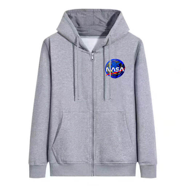 NASA jacket hood with zipper unisex | Lazada PH