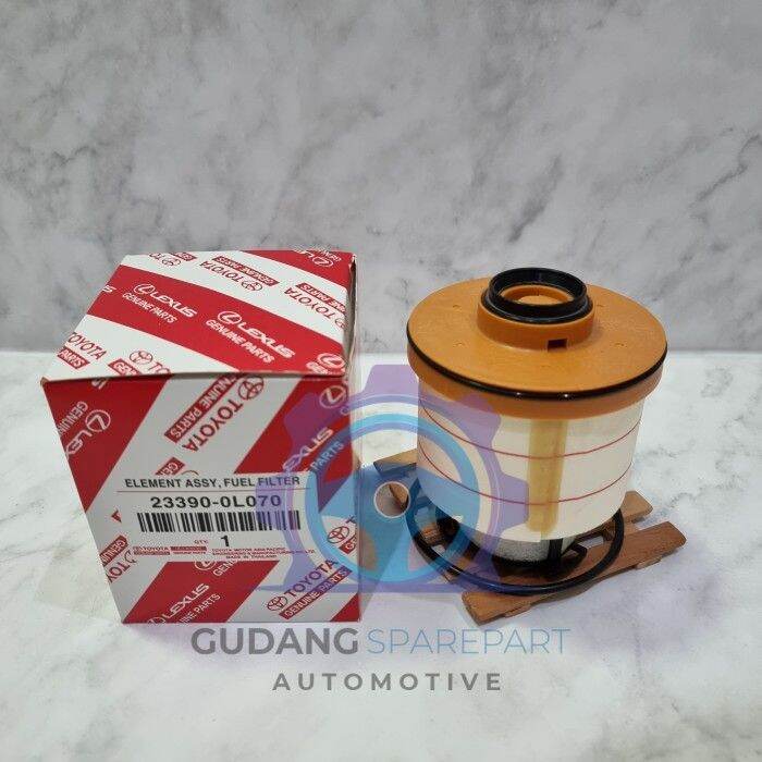 FILTER SOLAR FUEL FILTER INNOVA REBORN FORTUNER VRZ HILUX 23390-0L070 ...