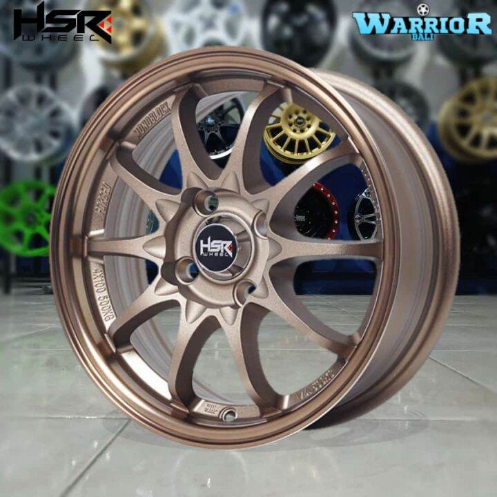 Velg Hiroshima Hsr R14 Pelek Racing Ce28 Untuk Calya Sigra Air Ev Brio 4x100 | Lazada Indonesia
