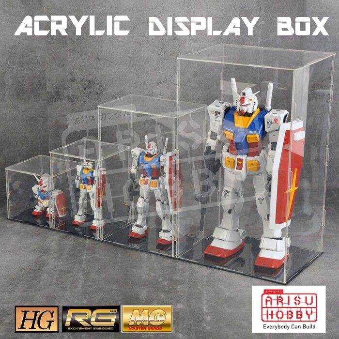 Gundam Acrylic Display Box Pajangan Kotak HG RG MG 1/144 1/100 | Lazada Indonesia