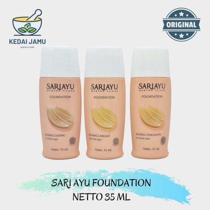 Sariayu Foundation 35ml - Sari Ayu Alas Bedak ALL VARIAN | Lazada Indonesia