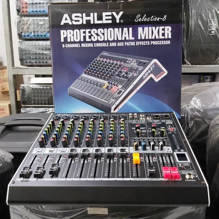 Mixer Ashley 8 Channel Selection-8 Bluetooth Usb Equalizer | Lazada Indonesia