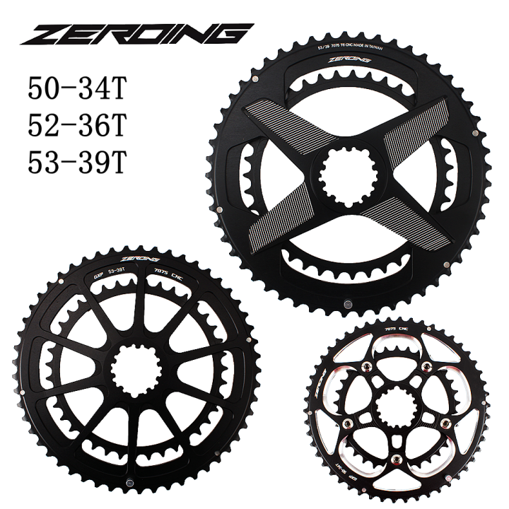 ZEROING GXP ROAD Bike Chainwheel 20s/22Speed Chainring 50-34T 52-36T 53 ...