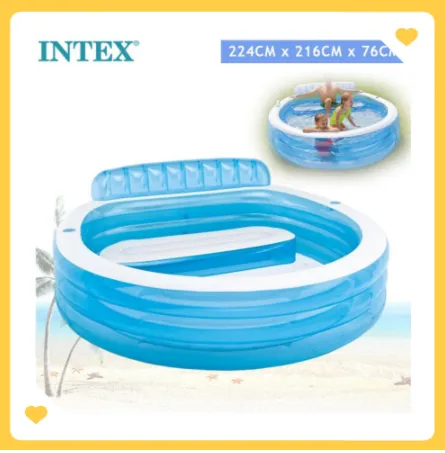 57190# Intex Inflatable Family Swimming Pool+FREE air pump | Lazada PH