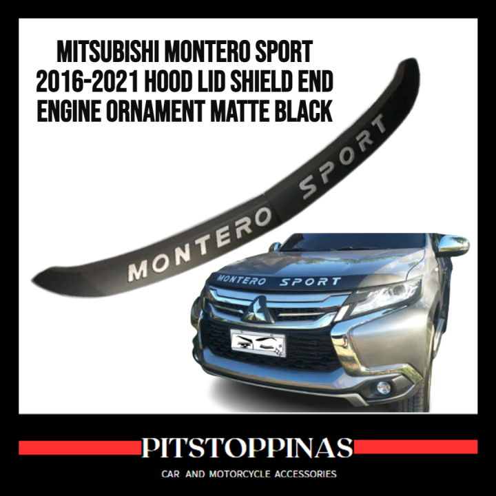 Mitsubishi Montero Sport 2016-2021 Hood Lid Shield End Engine Ornament ...