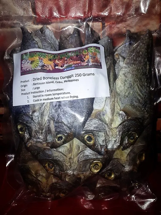 Famous Bantayan Island Boneless Dried Danggit 250 Grams Unsalted/Large ...
