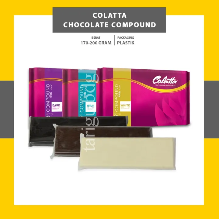 COLATTA CHOCOLATE COMPOUND - DARK COKLAT BATANG - COKLAT BLOK - COKLAT ...