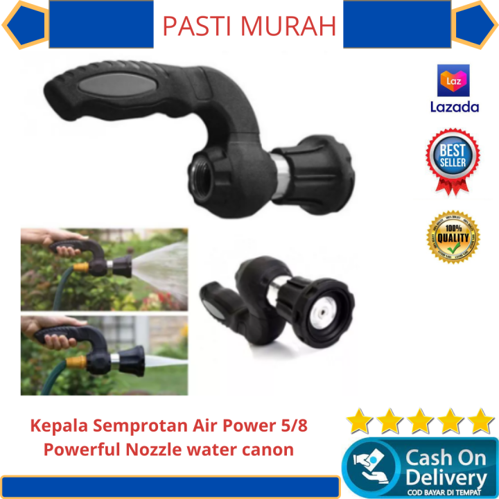 Kepala Semprotan Air Power 5/8 Powerful Nozzle water canon, pemadam ...