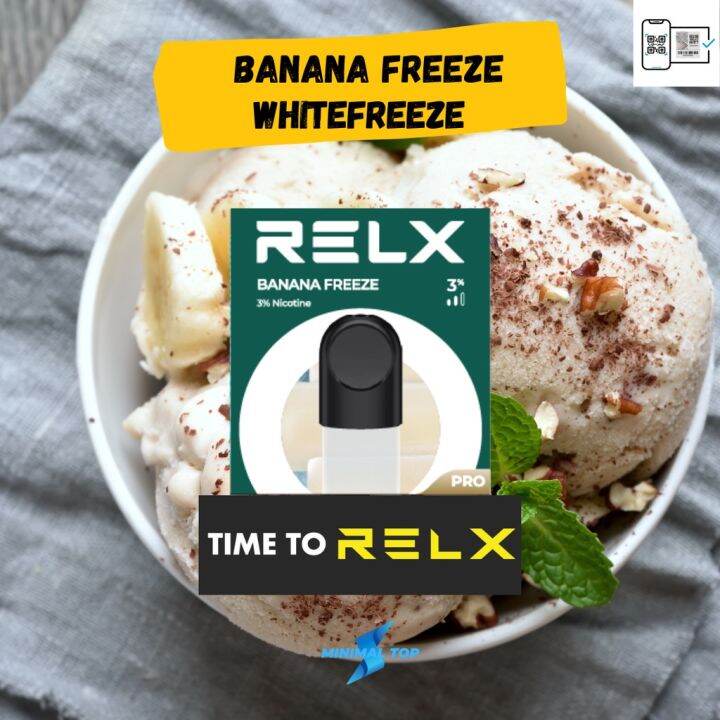 Relx Infinity Essential Pod Pro - White Freeze / Ice Cream Soda ...
