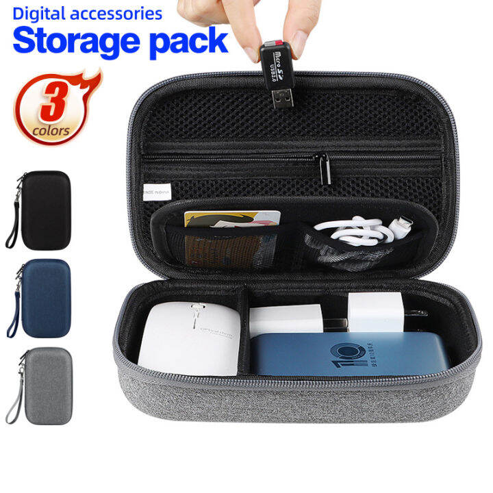 Travel Electronics Organizer Large Capacity Portable Mini Digital HDD/U ...