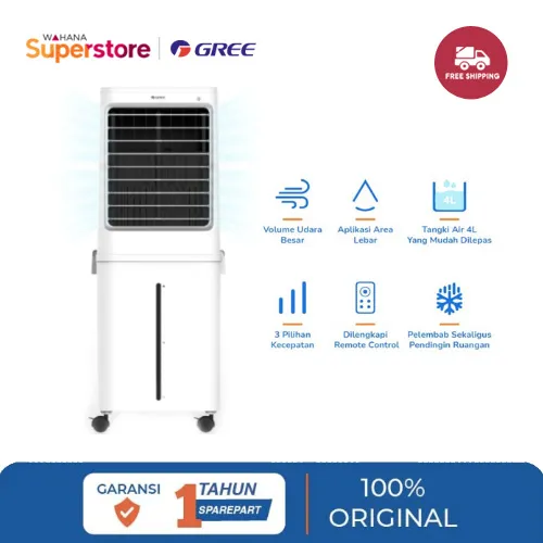 Gree Air Cooler Penyejuk & Humidifier 60 Liter - GCA-ACOOL60 | Lazada ...