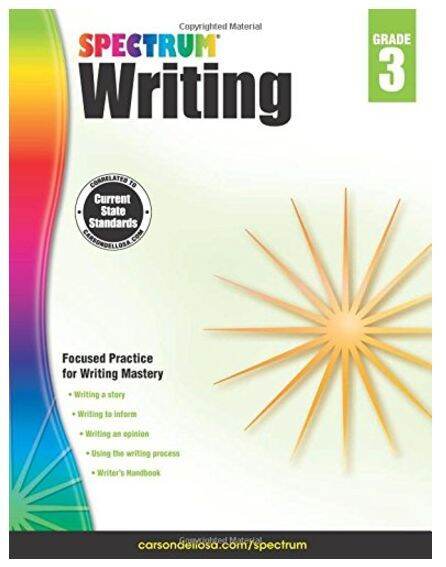 Spectrum Writing, Grade 3 English original Spectrum Writing, Grade 3 ...