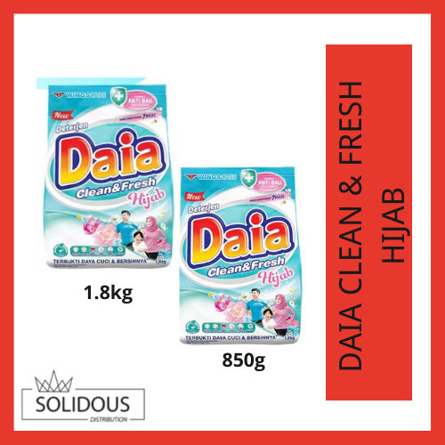 Daia Powder Detergent Clean & Fresh Hijab 750g | Lazada