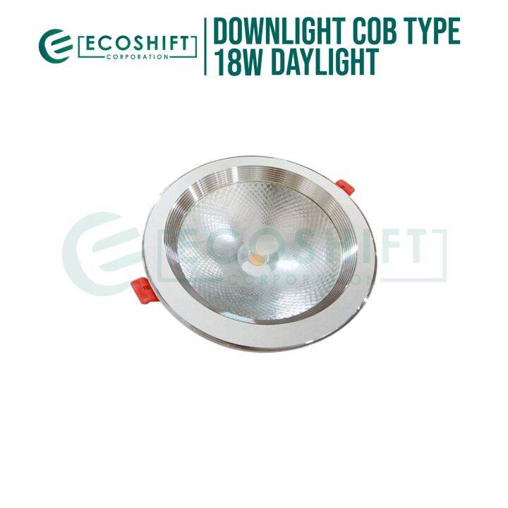 Ecoshift LED Downlight COB Type 18W Round | Lazada PH