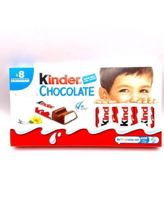 Kinder Milk Chocolate 8bar pack 101g | Lazada