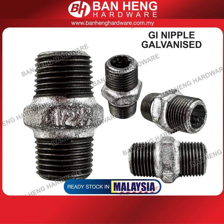 [PART 2] GI FITTING | GALVANIZED PAIP AIR FITTING GI NIPPLE | Lazada