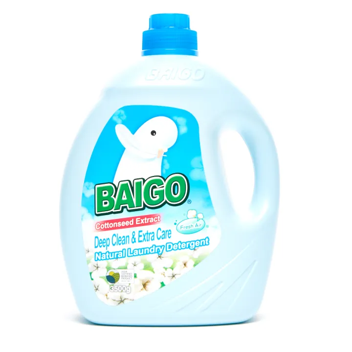 Baigo Deep Clean And Extra Care Natural Laundry Liquid Detergent 3.5kg {Made In Taiwan} | Lazada PH