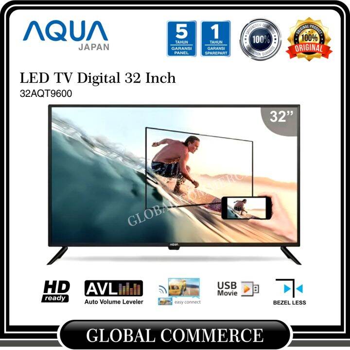 AQUA 32AQT9600 LED TV 32 inch DIGITAL DVB-T2 Miracast LE32AQT9600G ...
