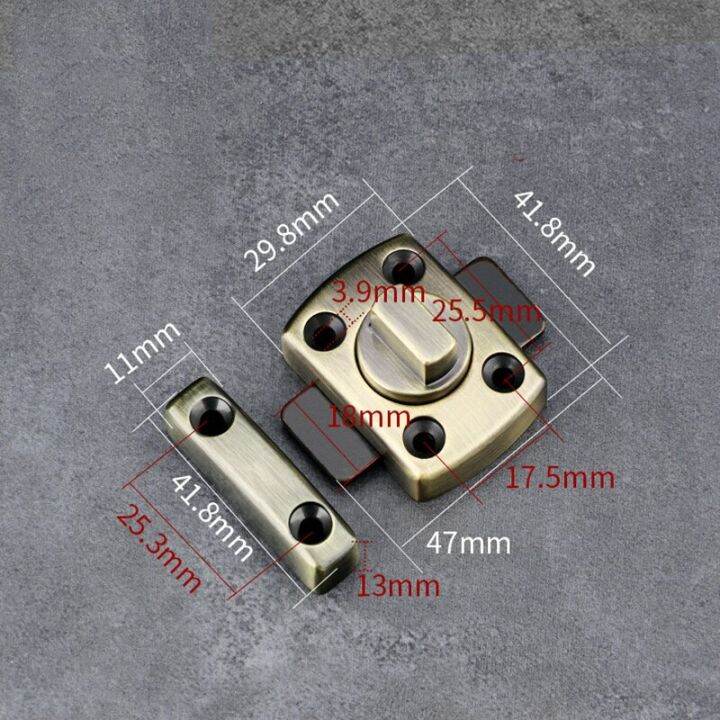 Privacy WC Small Latch Vacant Engaged Door Lock Toilet Shower cubicles ...