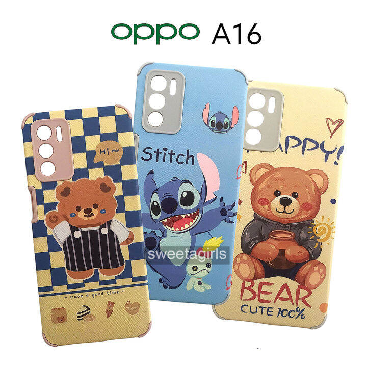 Softcase Lucu untuk Oppo A16 Anticrack tekstur Leather - sweetagirls ...