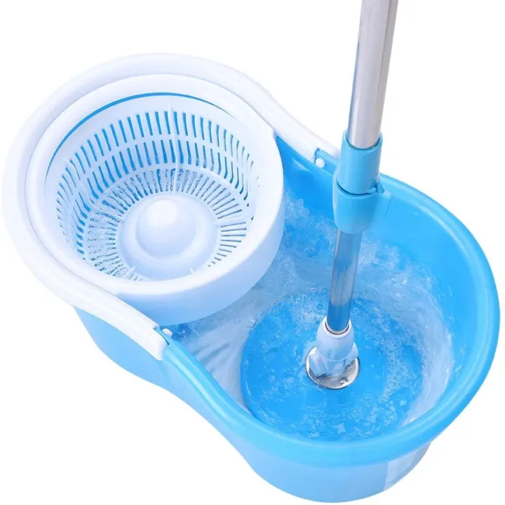 360 Easy Magic Floor Spin Mop Microfiber Rotating Head | Lazada PH