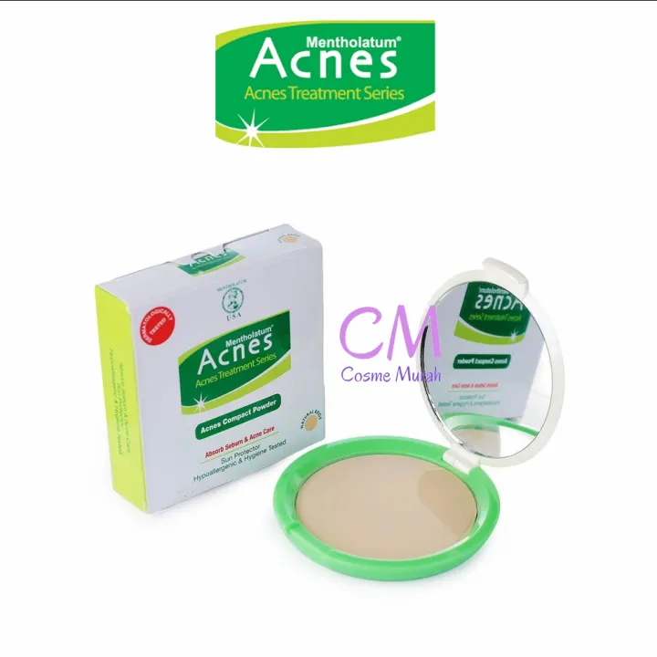 ACNES Treatment Series Compact Powder Absorb Sebum & Acne Care / Bedak ...