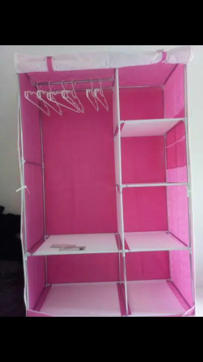 Rak Pakaian / rak baju pakai resleting /Lemari pakaian /Lemari Baju ...